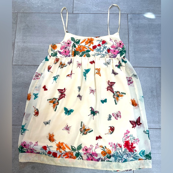 imaginary voyage | Tops | Vintage Butterfly Top W Cool Sheer Overlay ...